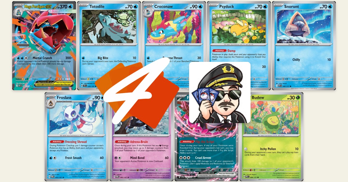 My Mega Feraligatr ex deck does 400 damage every turn! | Deck by ...