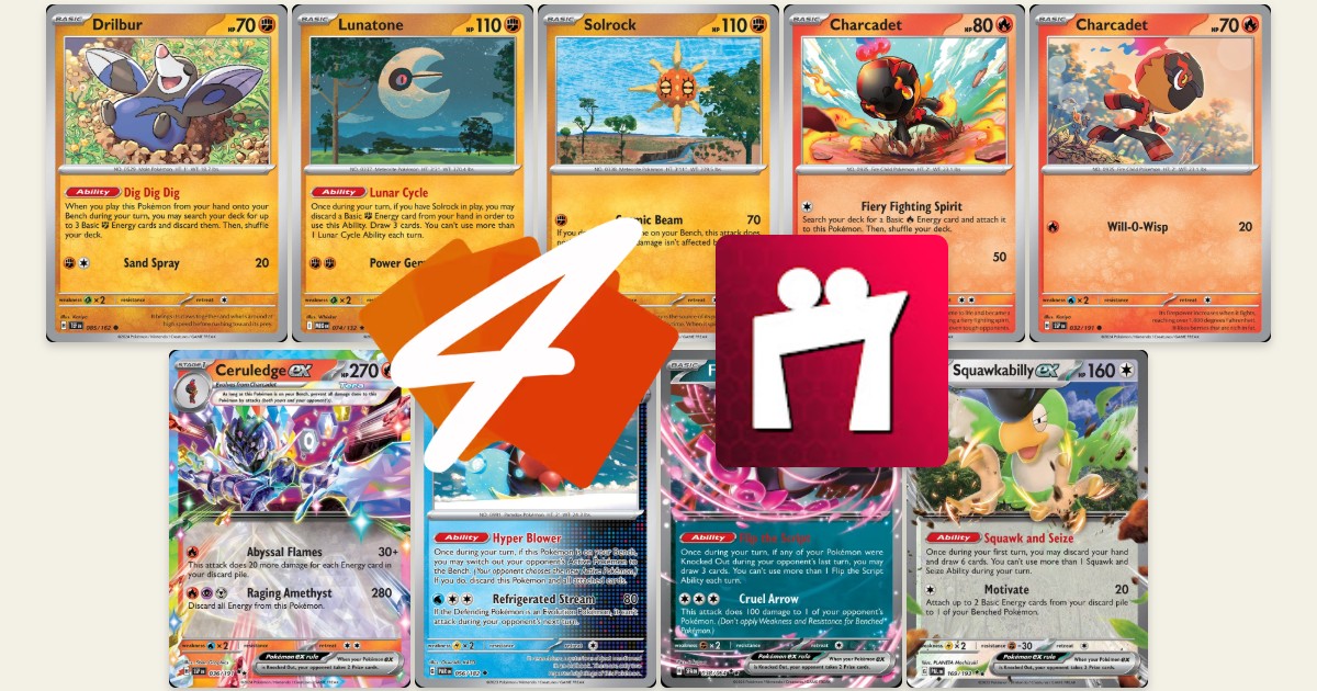 How to play the Ceruledge ex Pokemon TCG deck! | Deck by tablemon